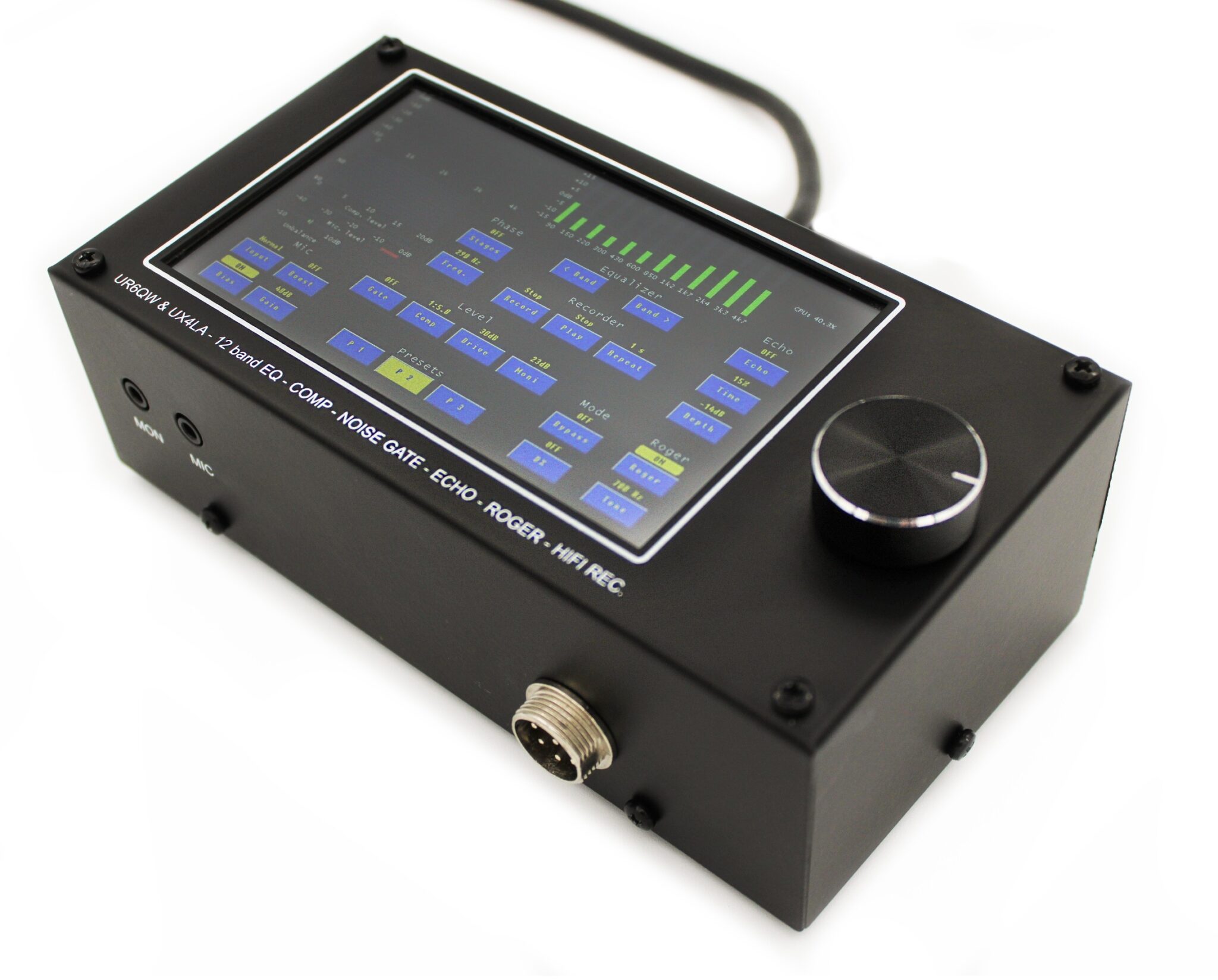 12-band Equalizer 8pin round connection - DB6QW Electronics