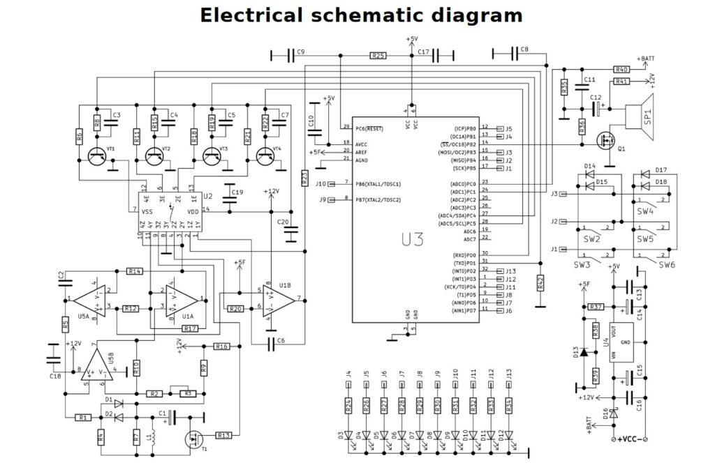 Pulse Induction Metal Detector Clone PI-W M158.1 Modul - DB6QW Electronics